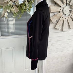 Fila | Jackets & Coats | Fila Black Athletic Reflective Running Jacket ...